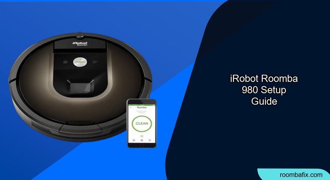 iRobot Roomba 980 Setup