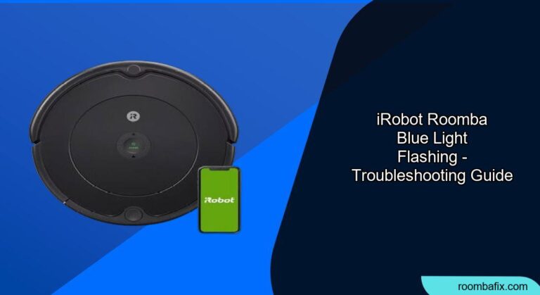 iRobot Roomba Blue Light Flashing
