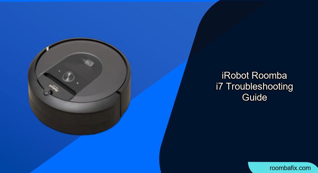 iRobot Roomba i7 Troubleshooting