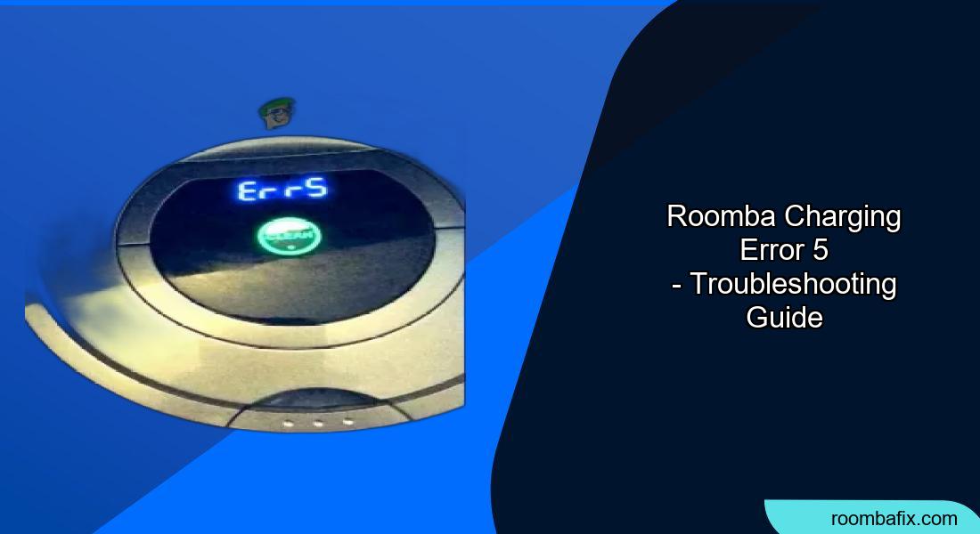 Roomba Charging Error 5: Troubleshooting and Solutions