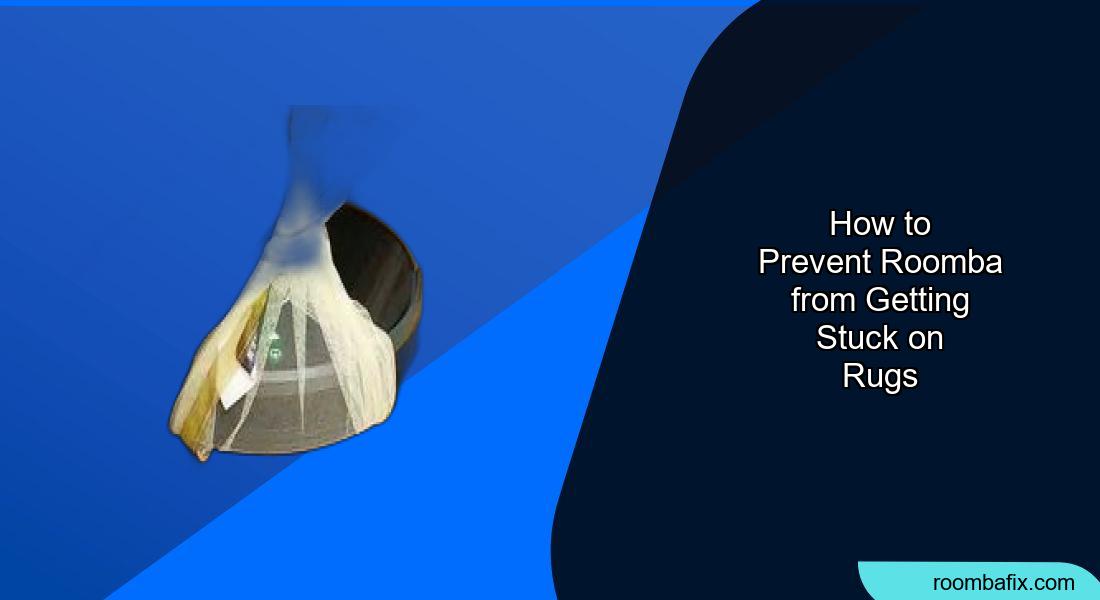 Preventing Your Roomba From Getting Stuck on Rugs - Roomba Fix